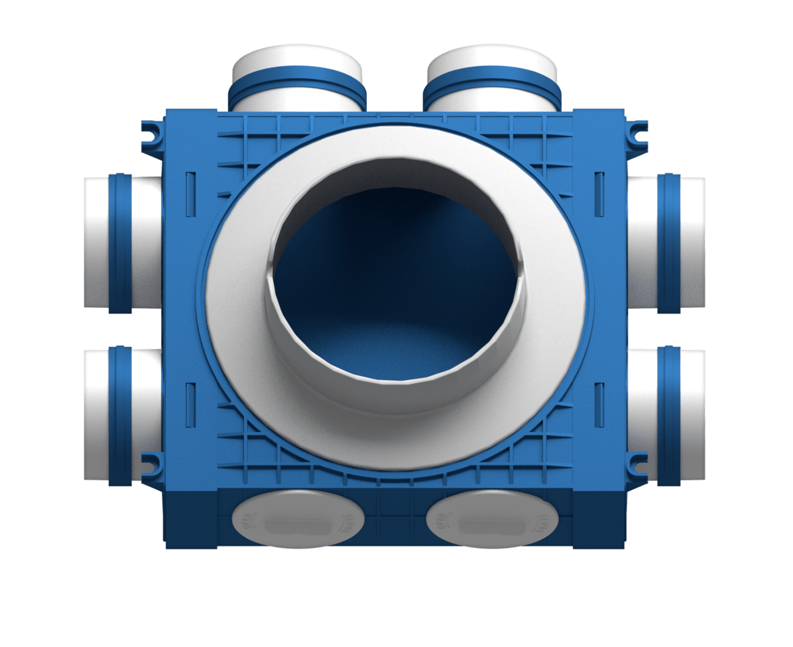 6 Port Modular Manifold - ClickVent